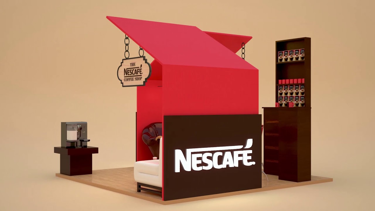 Nescafe 3D Stall Final - YouTube