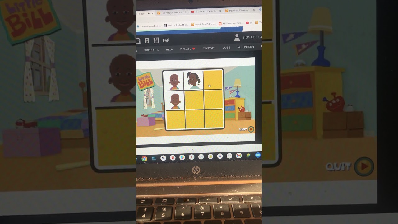 Little Bill Tic Tac Toe Gameplay - YouTube