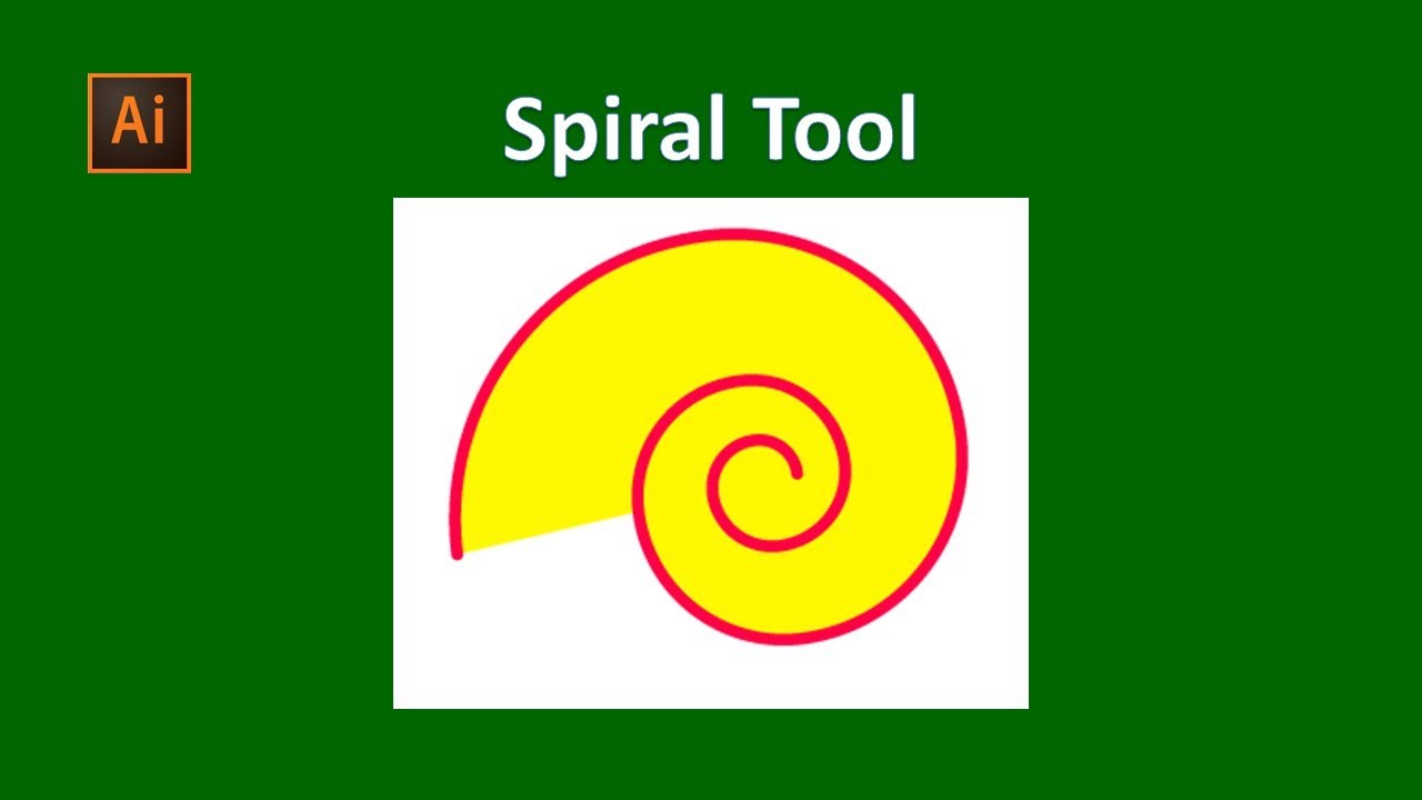 Spiral Tool in Illustrator - YouTube