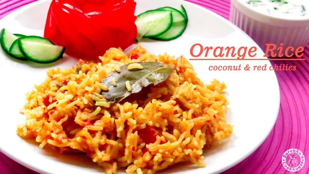 Spicy & Tangy Orange Rice| One Pot Variety Rice|Lunchbox Recipes ...