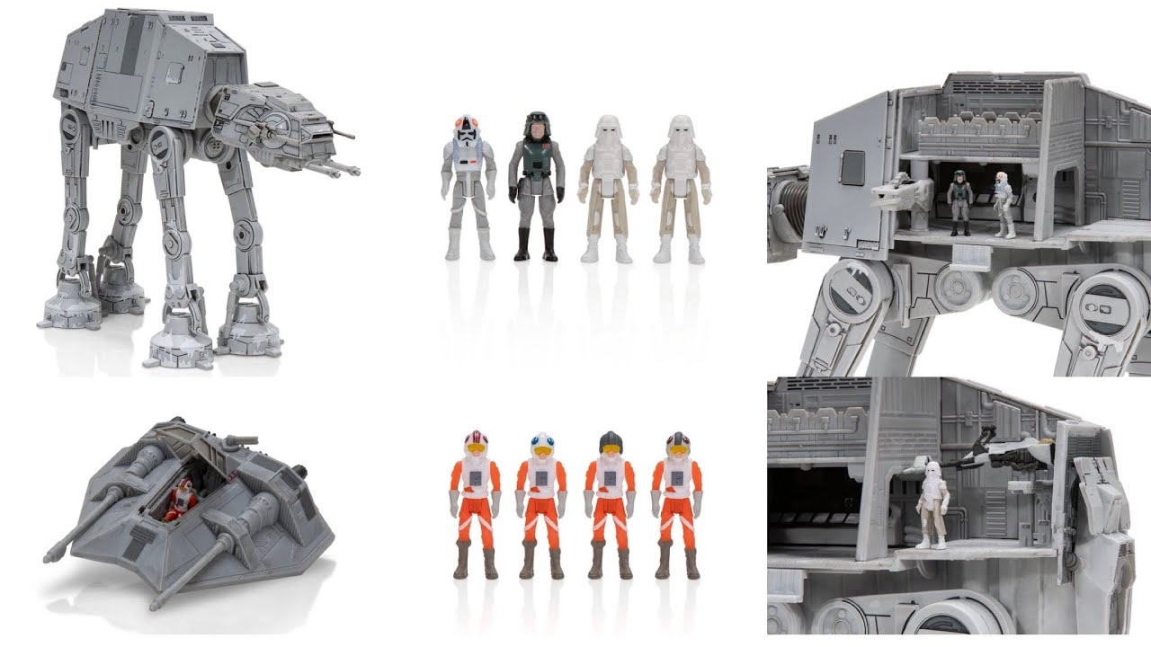 New STAR WARS Micro Galaxy Squadron Battle of Hoth Battle Pack fully ...