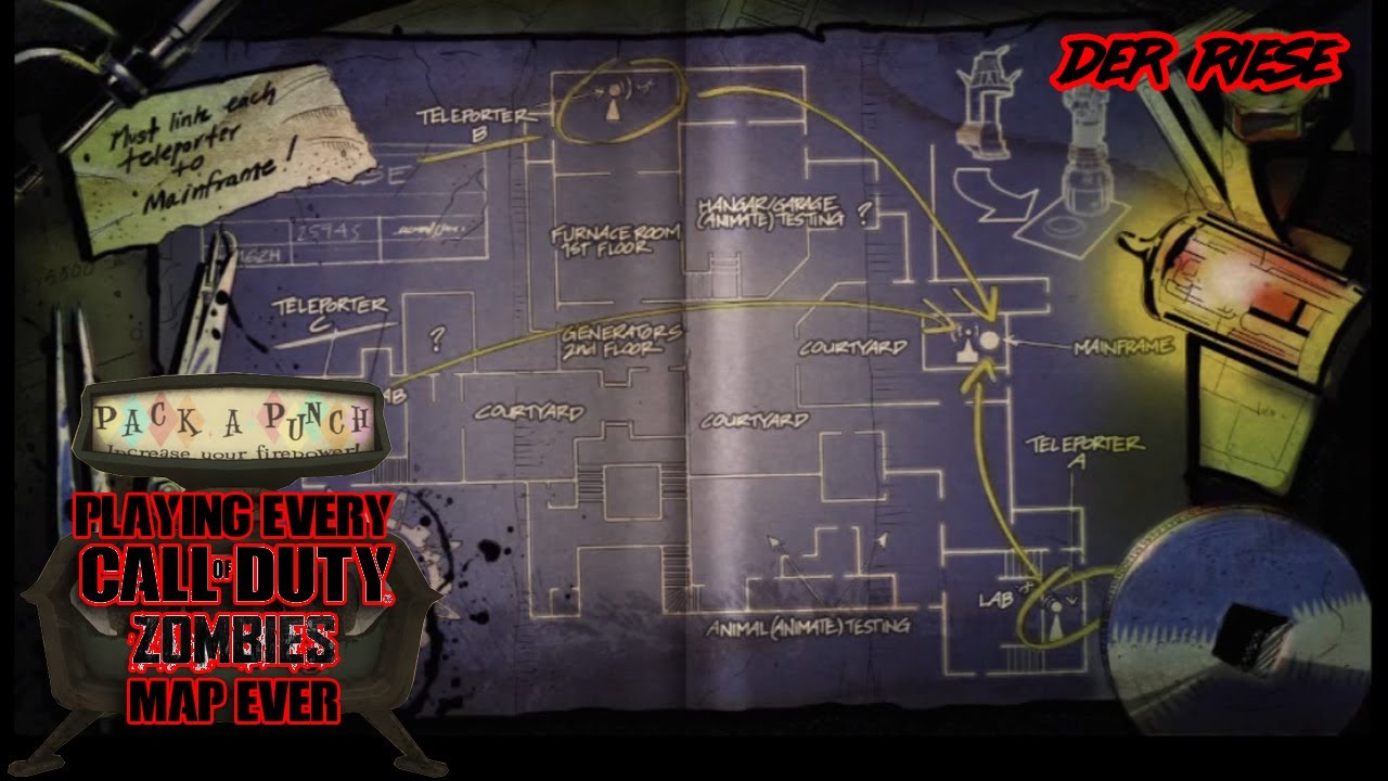 Playing Every Call of Duty Zombies Map Ever! - Der Riese - YouTube