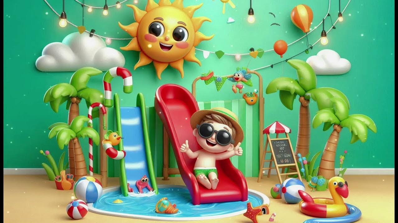 Fun in the sun kids nursery rhymes song new with lyrics video - YouTube