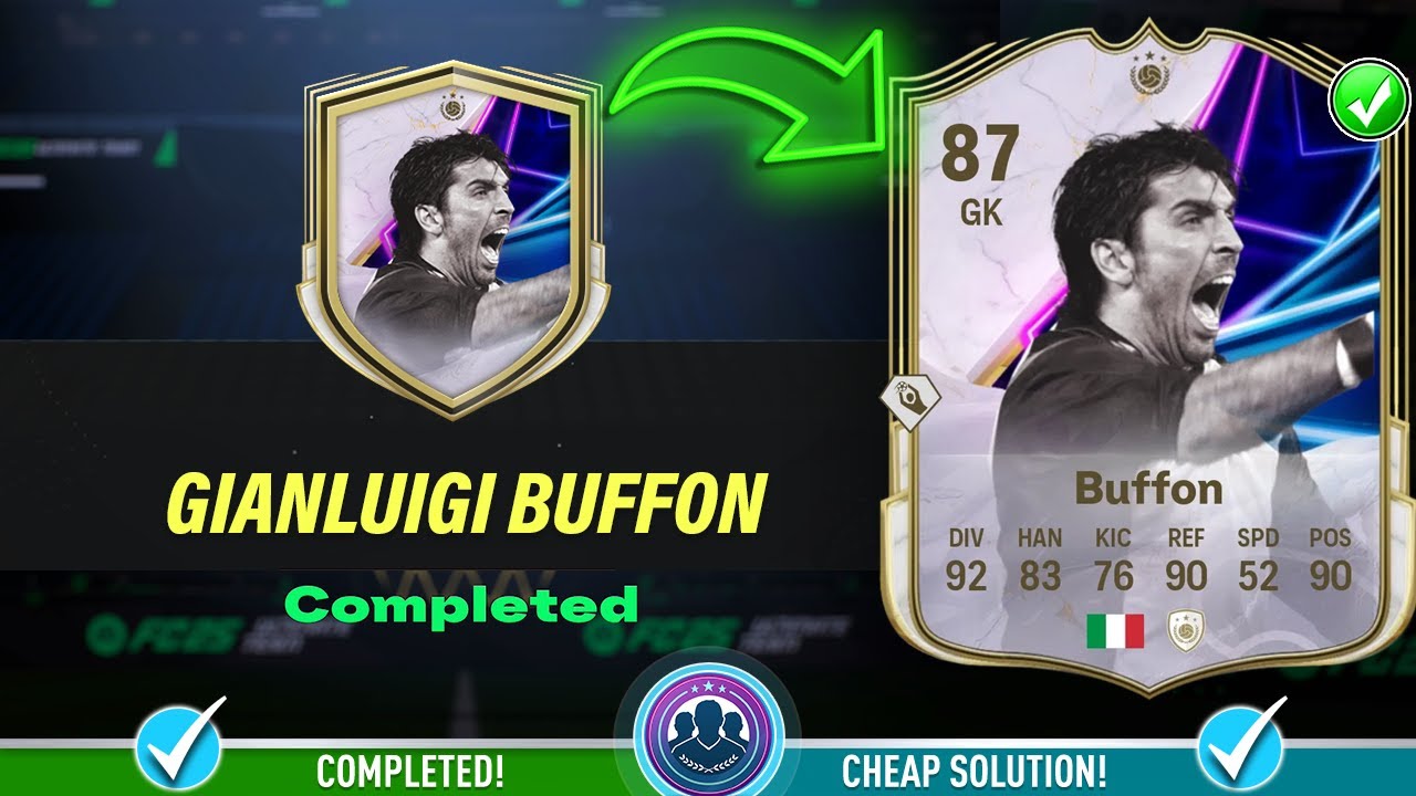 87 OTD Icon Gianluigi Buffon SBC Completed - Cheap Solution & Tips - FC ...