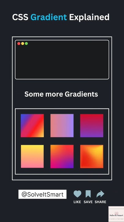 😱🥵 CSS Gradient Explain in short || Frontend Developer || Web Developer || Solve It Smart - YouTube