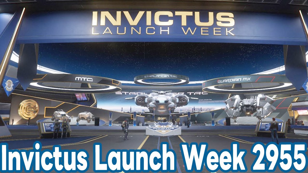 Invictus Launch Week 2955『ArcCorp - Area 18』会場でのワクワク体験をお届け！ - YouTube