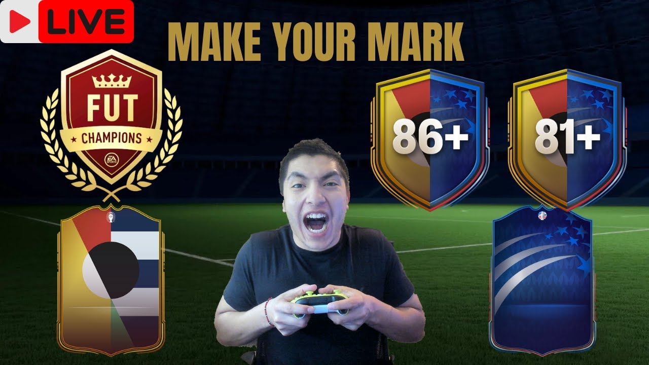 FUT CHAMPS AND MAKE YOUR MARK PROMO!!! EA FC LIVE STREAM!!! - YouTube