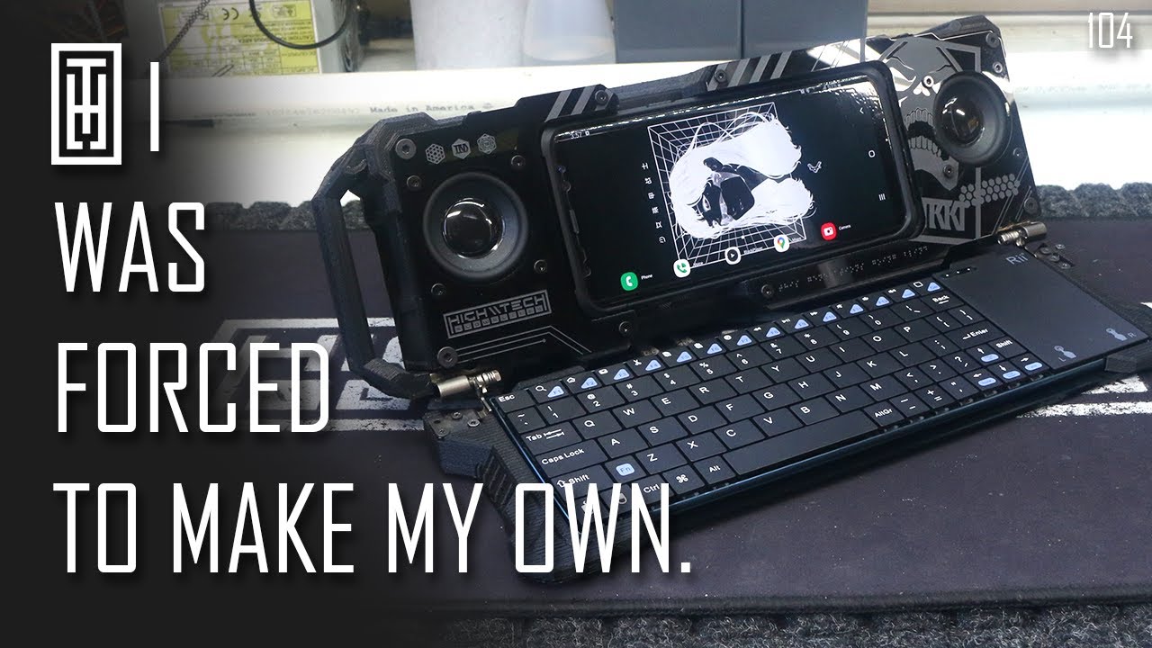 They don't make the laptop I want... so I made my own. [Cyberdeck ...