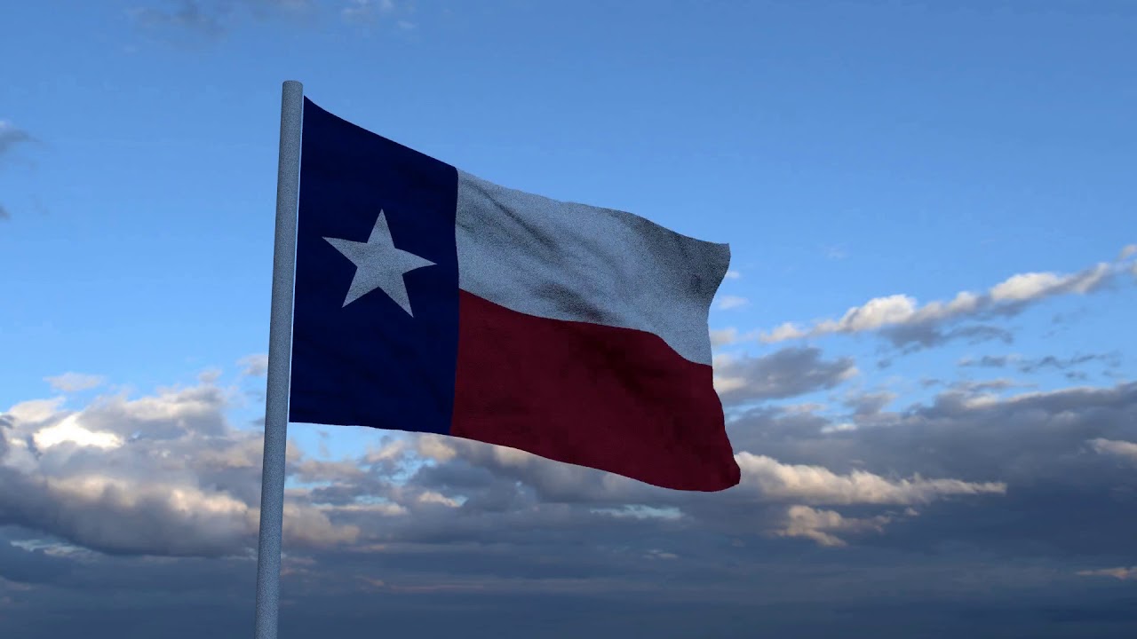 "Texas, Our Texas" Flag Animation - YouTube