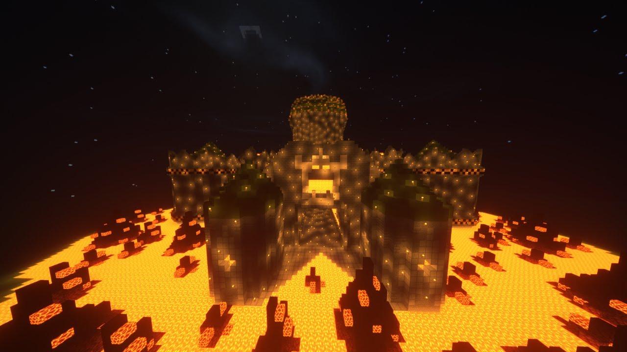 Minecraft Bowser's Kindgom Timelapse [] MYTHICAL BUILD - YouTube