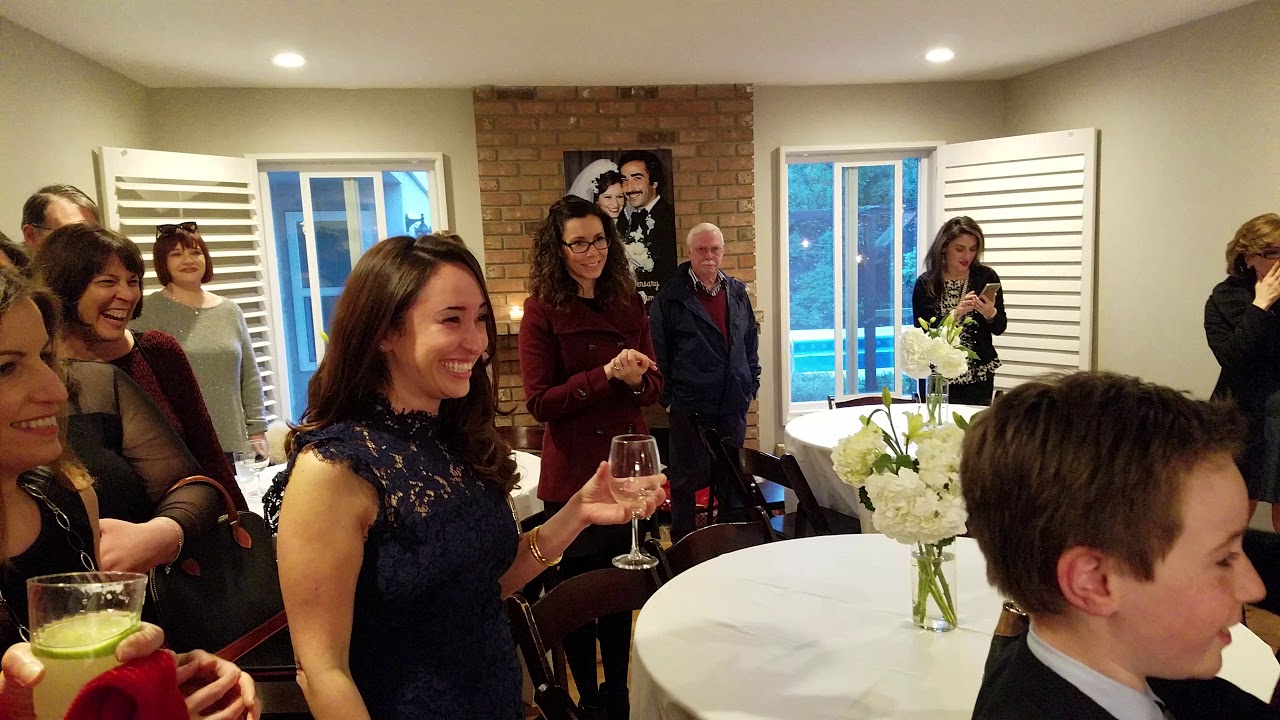 Basil and Elham Amso surprise 40th anniversary - YouTube