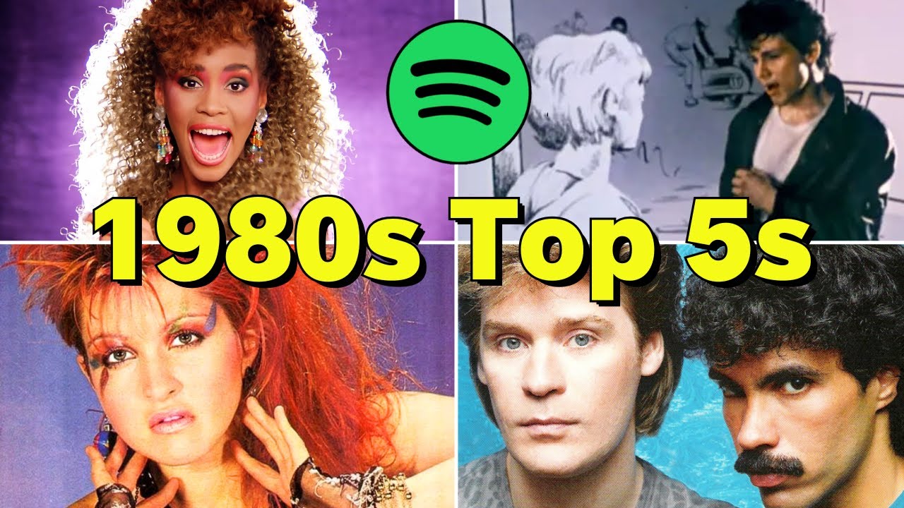 Top 5 Most Streamed Songs From Each Year In The 1980s (Spotify) - YouTube