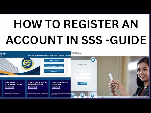 HOW TO REGISTER AN ACCOUNT IN SSS ONLINE - GUIDE - YouTube