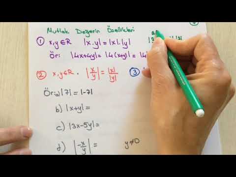 9.Sınıf Matematik |  Mutlak Değer ve  Mutlak Değerli Eşitsizlikler |konu anlatımı