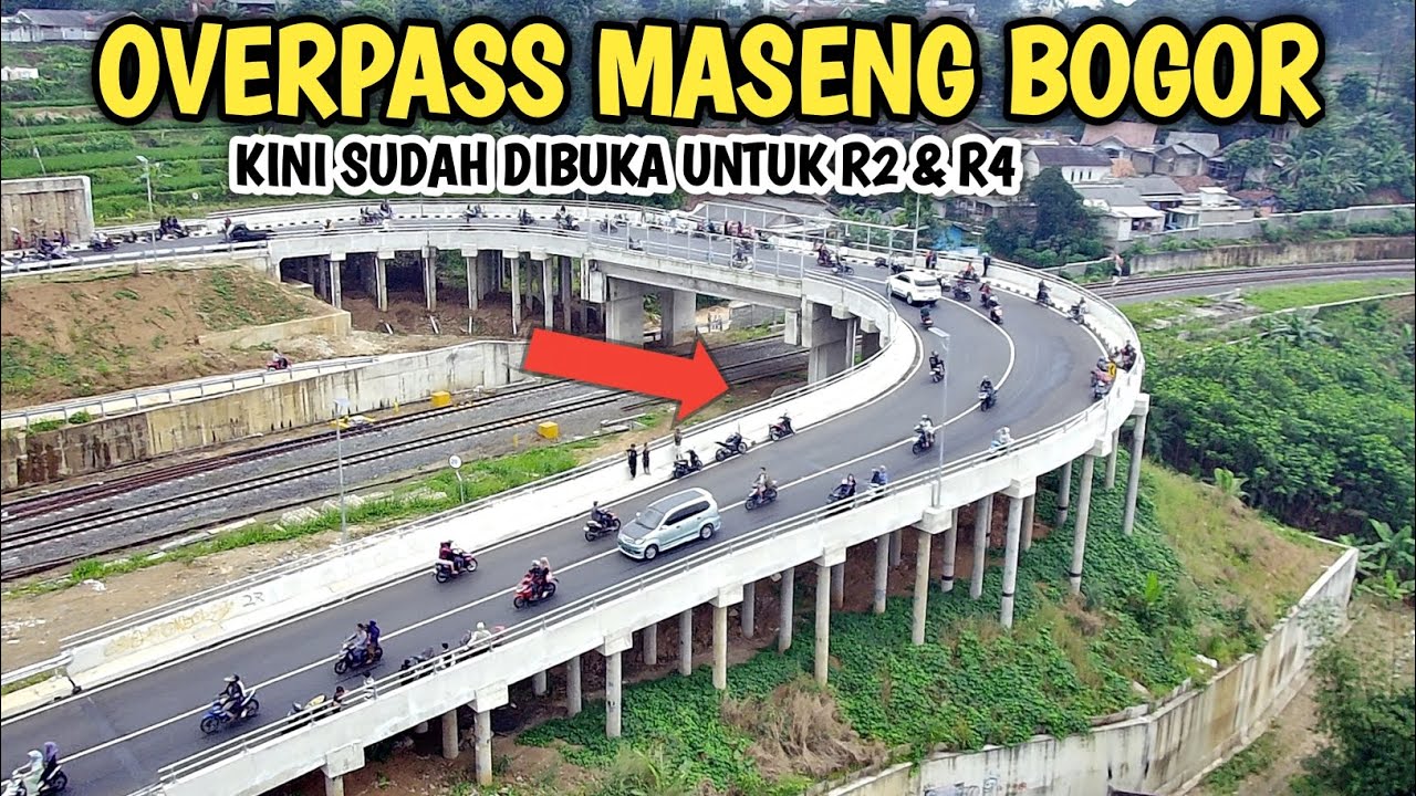 UPDATE TERBARU OVERPASS MASENG CARINGIN BOGOR || AKHIR NYA DIBUKA ...