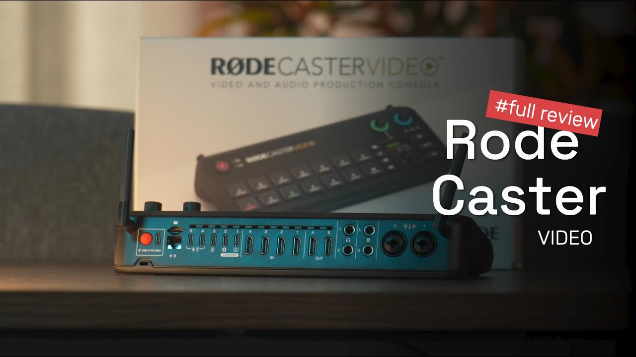 Rode Caster Video Full review - YouTube
