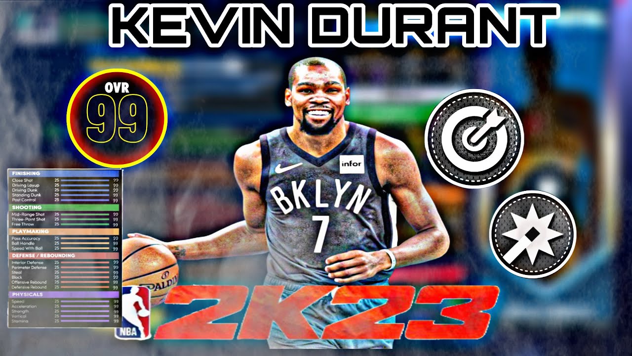 NBA 2K23 NEXT GEN - THE BEST KEVIN DURANT BUILD MOST UNSTOPPABLE ...