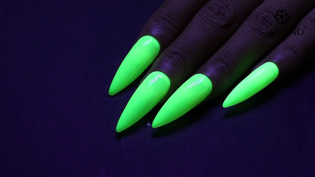 Quick Make Luminous Nail / Simple Nail Style - YouTube