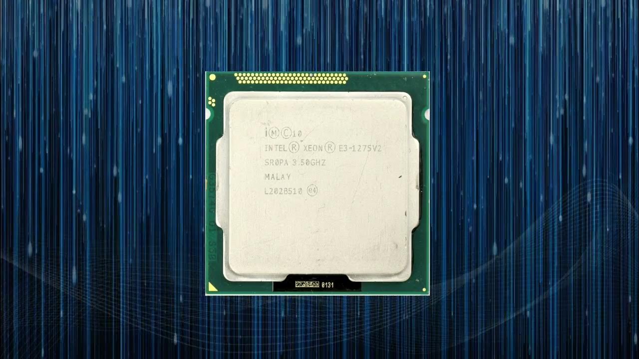 Intel Xeon E3 1275 v2 CPU - YouTube