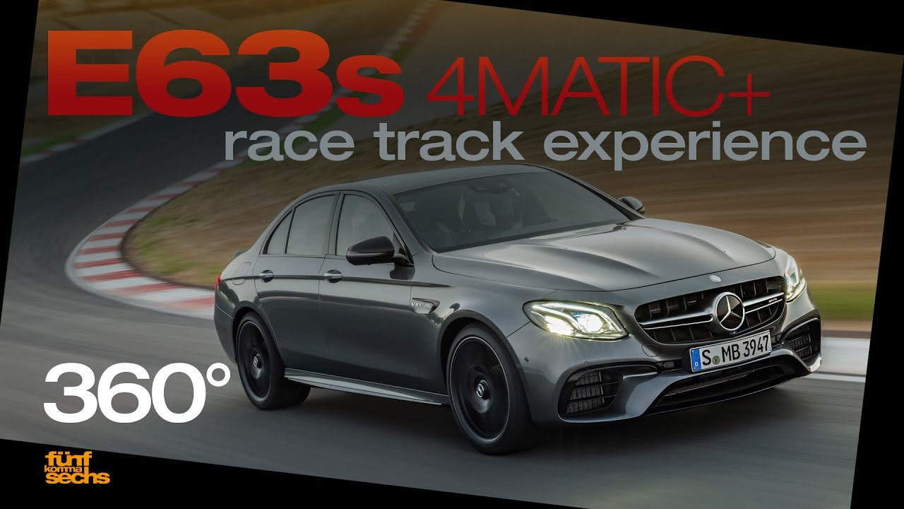 Mercedes-AMG E 63 S 4MATIC+ on the race track! (360° Video, German ...