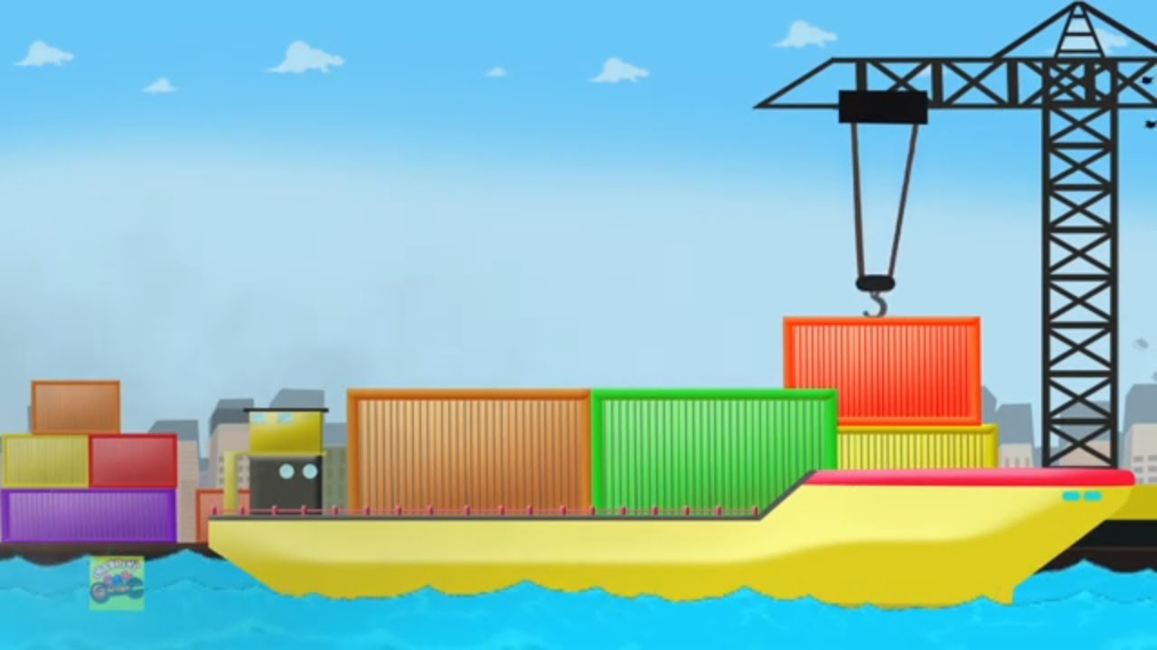 Cargo Ship | Car & Truck Garage | Street Vehicle for Children | Kids ...