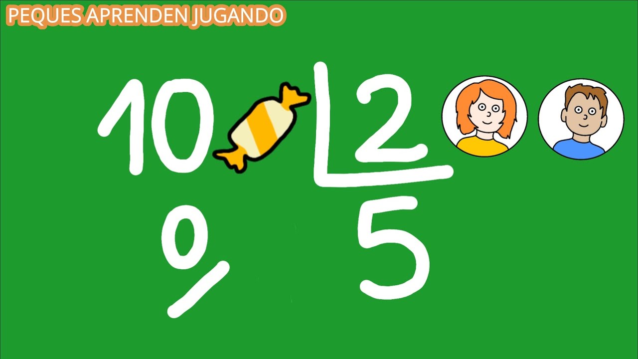 La división para niños Video para aprender a dividir fácil De Peques ...