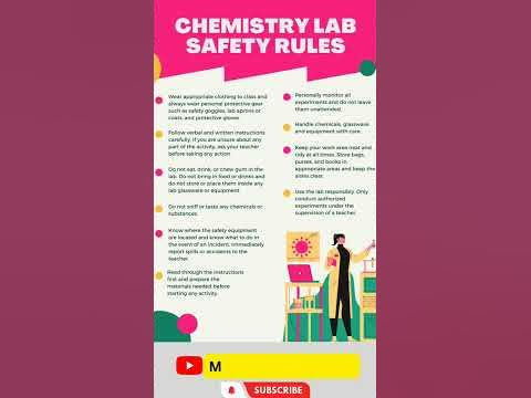 Chemistry Lab safety Rules || Chemistry laboratory safety #chemistry #chemistrylab - YouTube