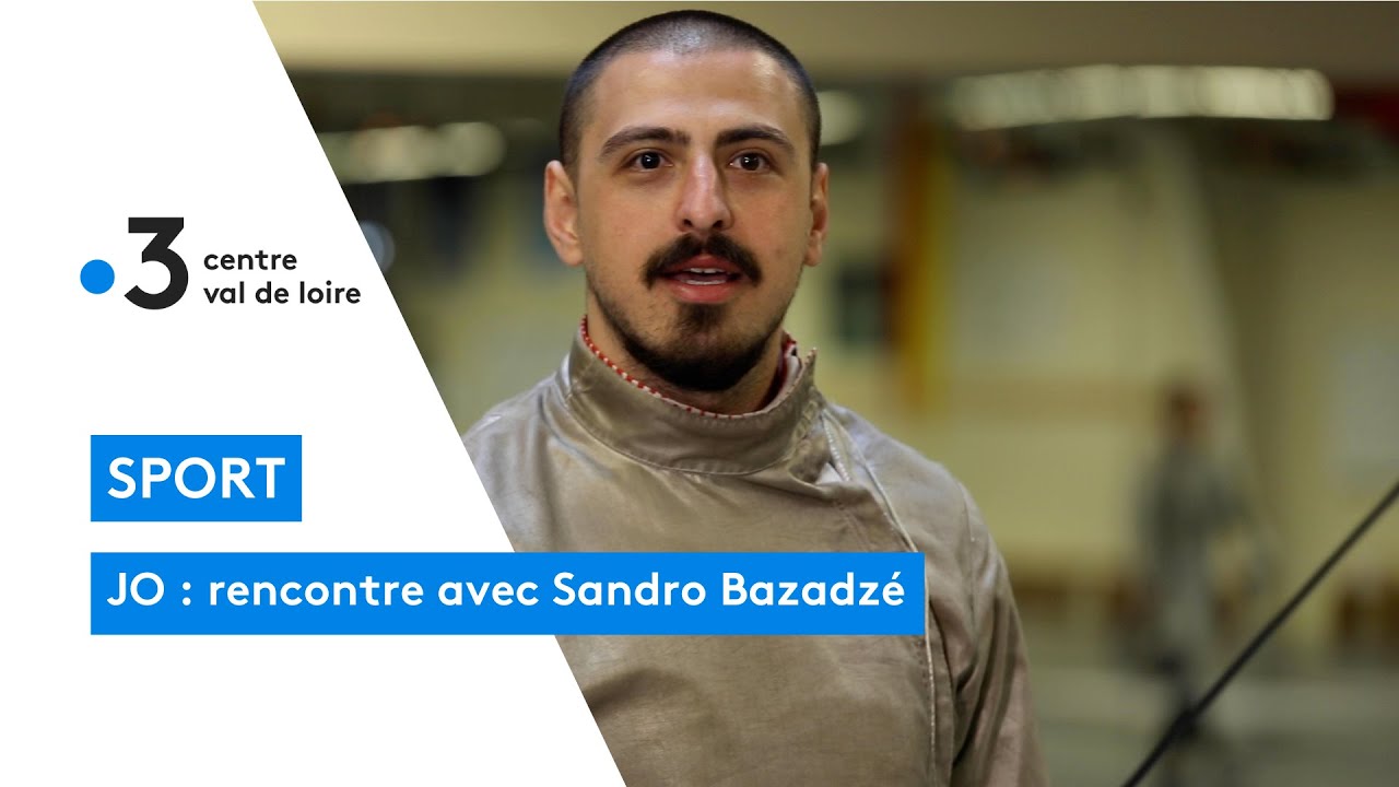 Sandro Bazadzé : rencontre avec l'escrimeur avant les JO de Tokyo - YouTube