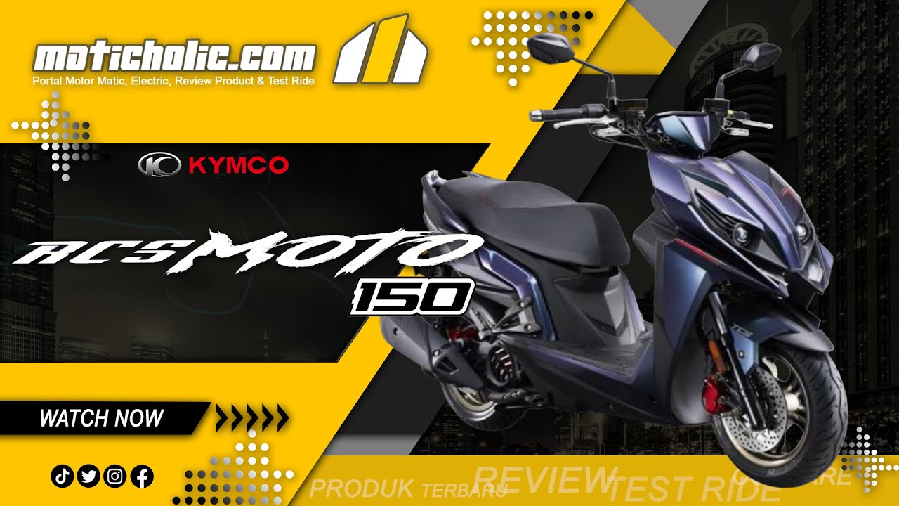 MOTOR MATIC RACING CANGGIH & KEREN - KYMCO RCS MOTO 150 2024 | MATICHOLIC TV - YouTube