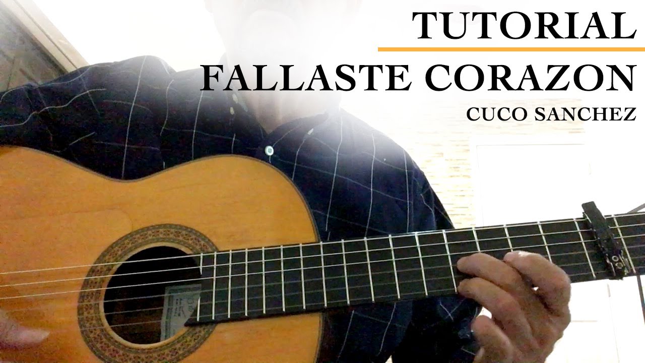 FALLASTE CORAZON (Tutorial) CON ACORDES - YouTube