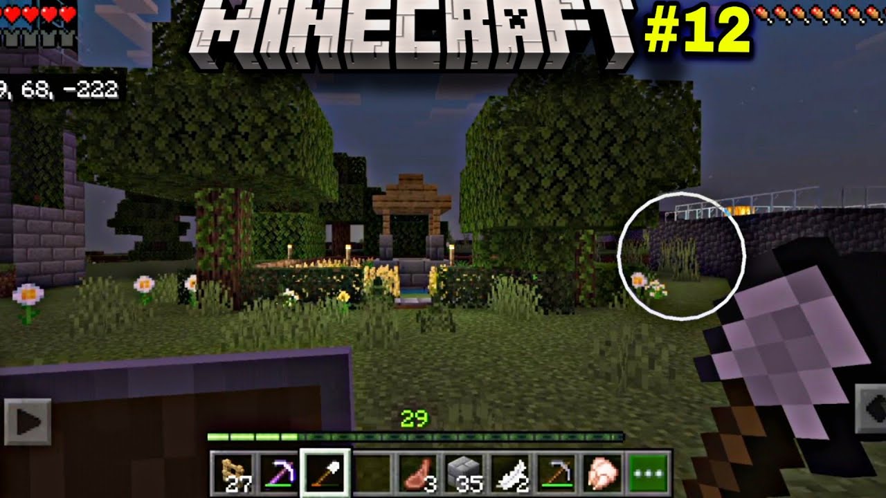 TODAY WE MADE A FARM IN Minecraft SURVIVAL Game - YouTube