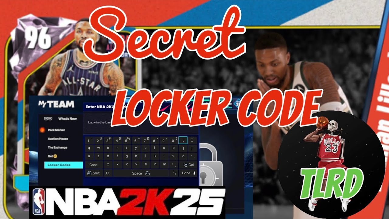 NBA 2K25 Secret Locker Code for pink Diamond Damian Lillard. - YouTube