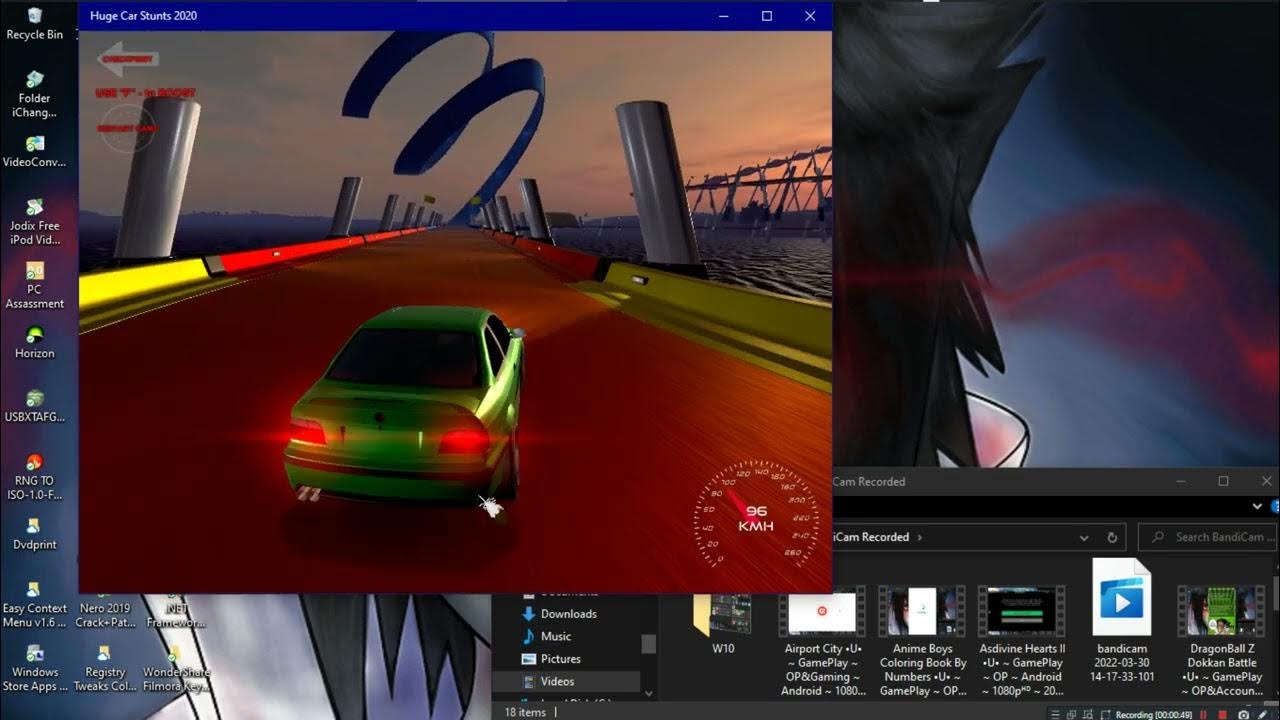 Huge Car Stunts 2020 •U• ~ GamePlay ~ OP&Gaming ~ W10 App ~ 1080pᴴᴰ ...