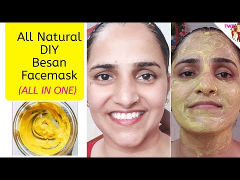 Besan face pack for glowing skin (2020) | Besan Face mask for oily skin ...