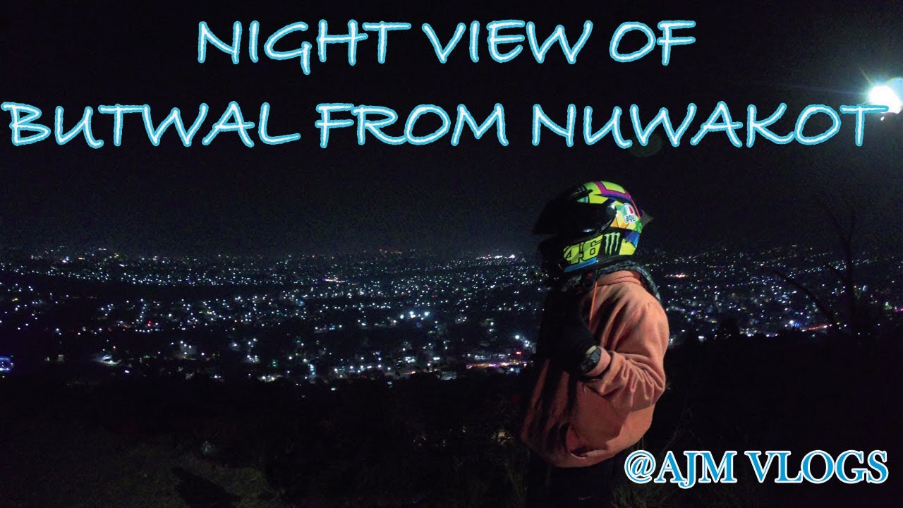 NIGHT VIEW OF BUTWAL ll AJM VLOGS ll NS200 - YouTube