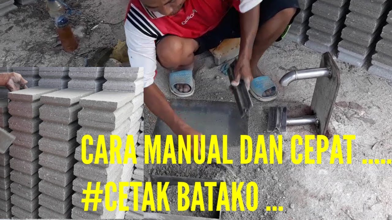 CARA cepat dan Mudah Cetak BATAKO SENDIRI.....BAGI PEMULA.... - YouTube