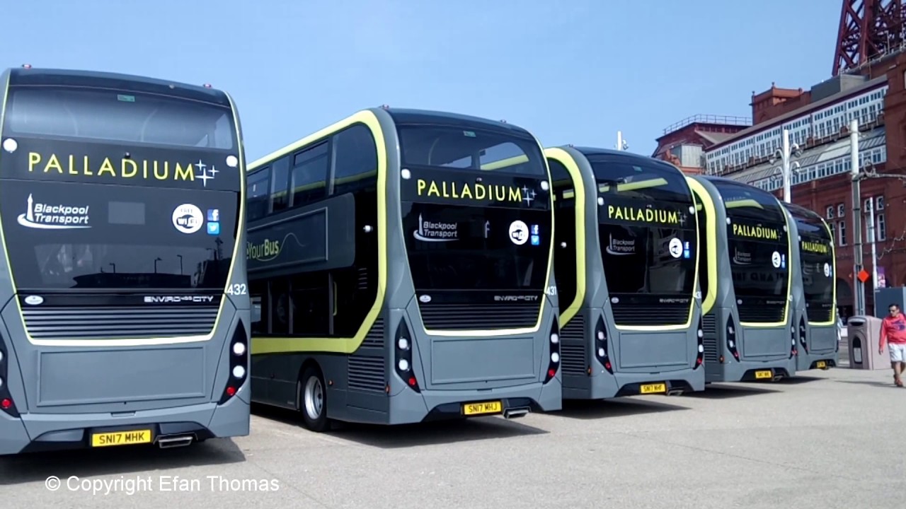 The launch of 25 brand new Enviro 400 Citys from Blackpool Transport ...