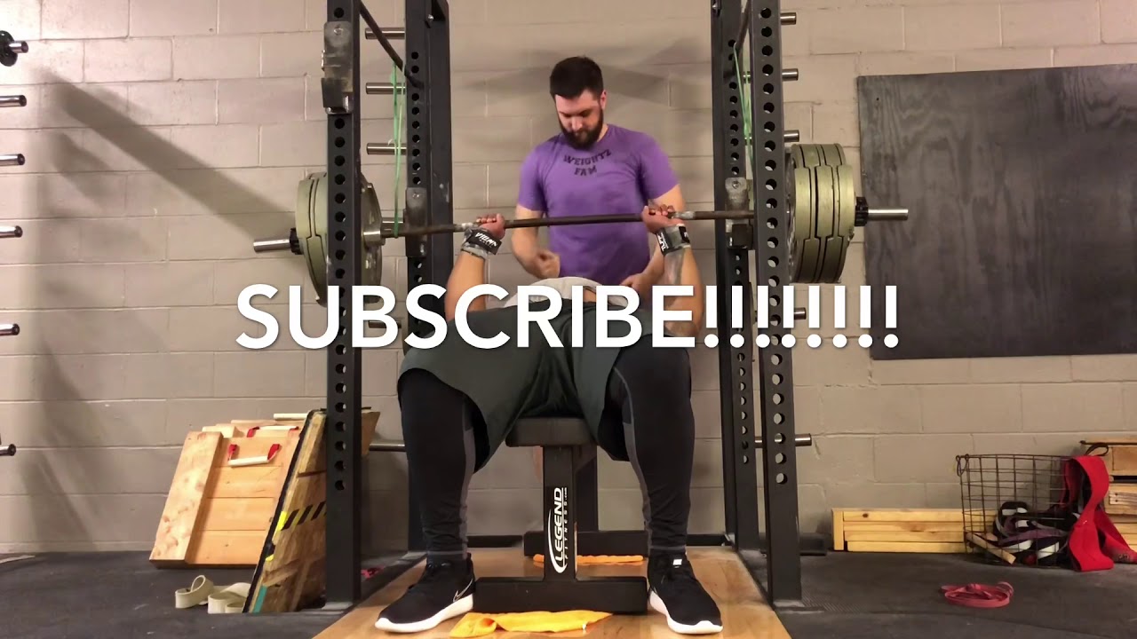 Close grip Bench press Reverse Band training. - YouTube