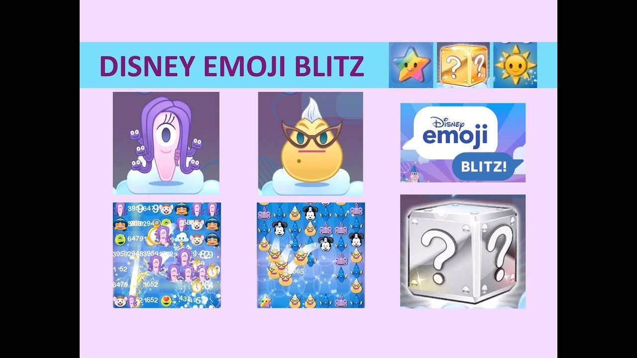 Disney Emoji Blitz Celia and Roz (Silver Box Emoji Power Gameplay ...
