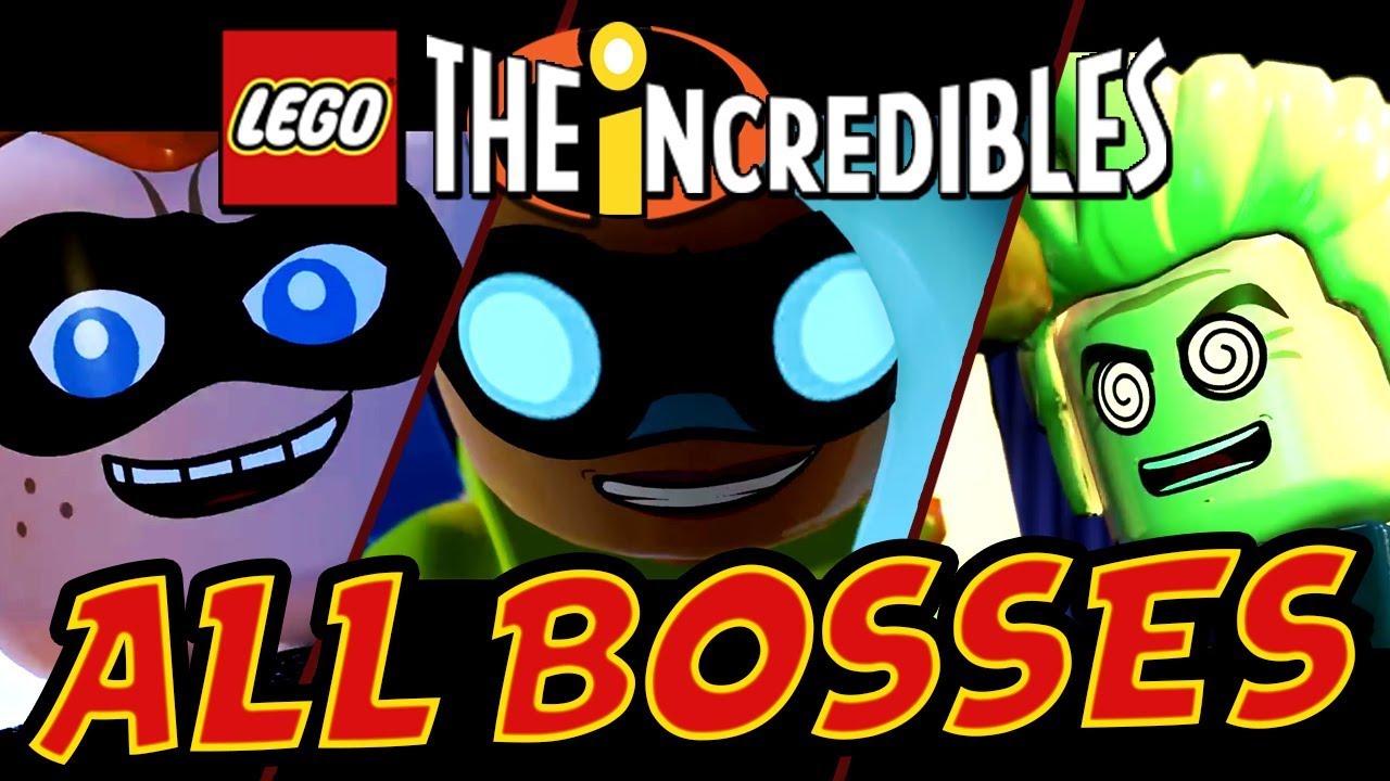 LEGO The Incredibles All Bosses | Boss Fights (PS4) 2 Players Co-op ...