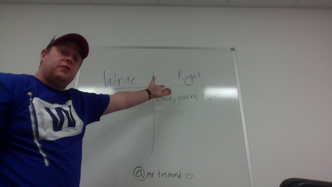 Write vs Right - YouTube
