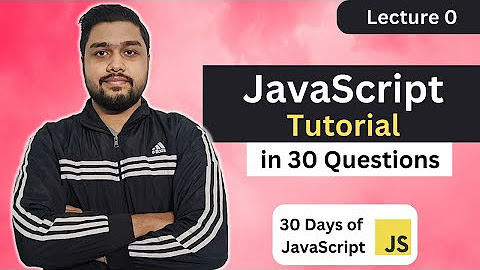30 Days of JavaScript - YouTube