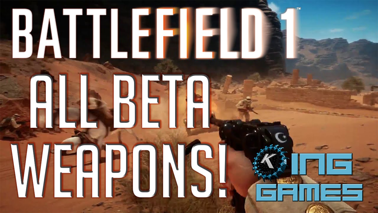 Battlefield 1 Beta - All WEAPON VARIANTS, Gadgets & More! (BF1 News) - YouTube
