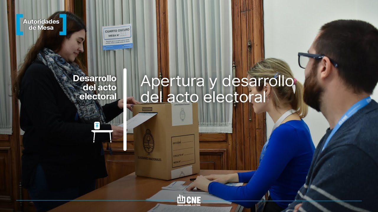 CAPÍTULO 2: Apertura y Desarrollo del Acto Electoral - YouTube