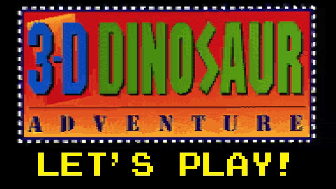 3-D Dinosaur Adventure (DOS, 1993) - Let's Play! - YouTube