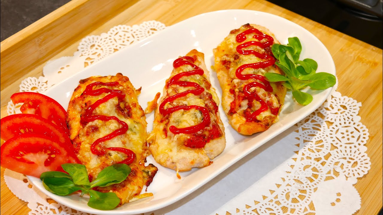 Filet z kurczaka zapiekany w piekarniku. Pyszny, szybki obiad. Becia ...