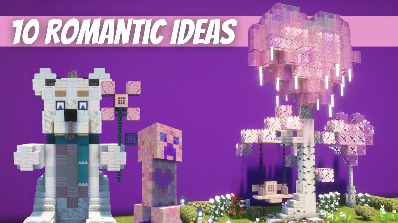 TEN CUTE MINECRAFT BUILD IDEAS 🩷 - YouTube