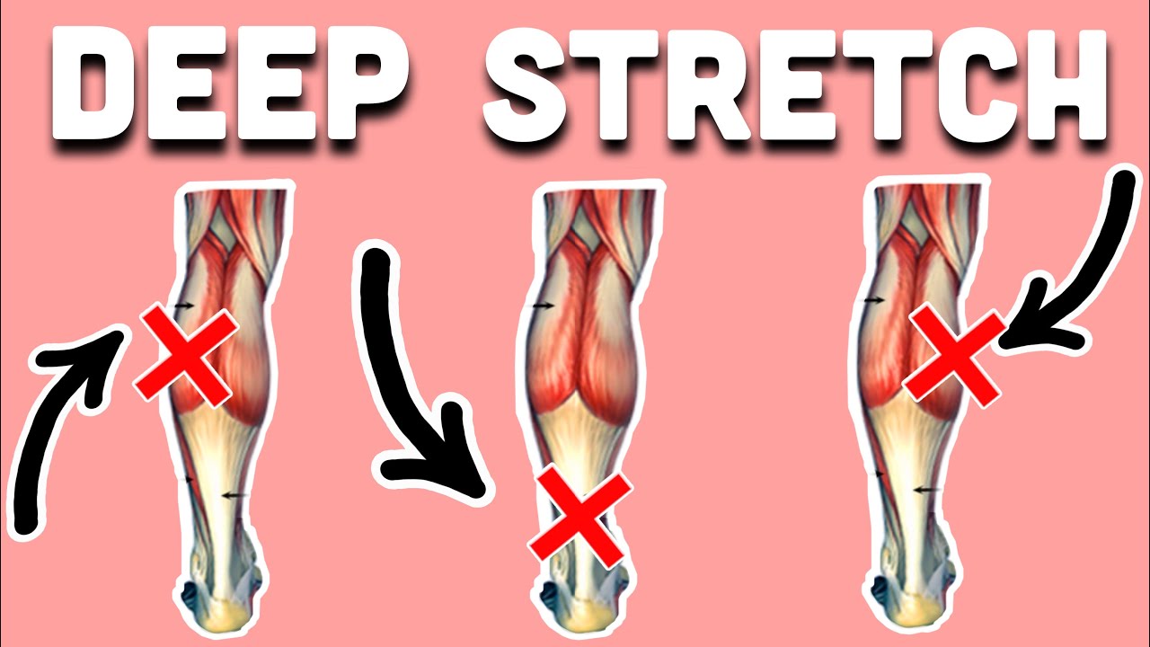 DEEP CALF STRETCH FOR FLAT FEET - NO ARCHES - RUNNERS - DANCERS ...