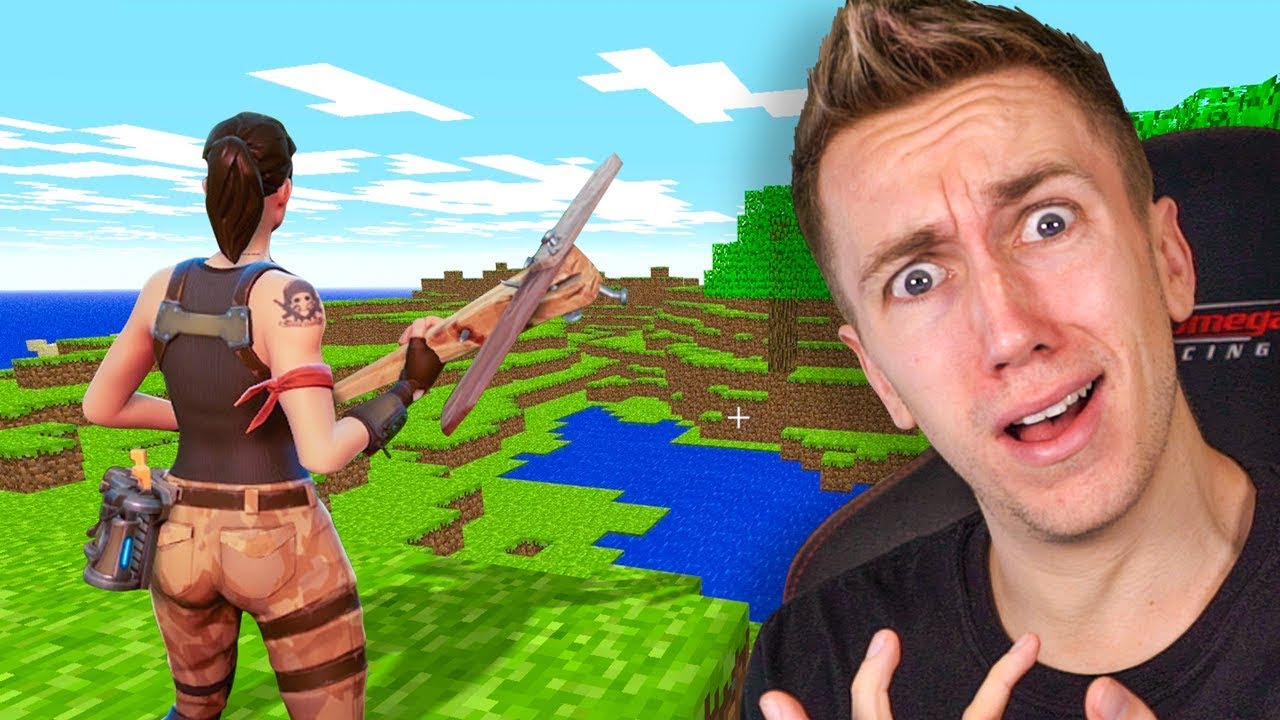 MINECRAFT IN FORTNITE?? - YouTube