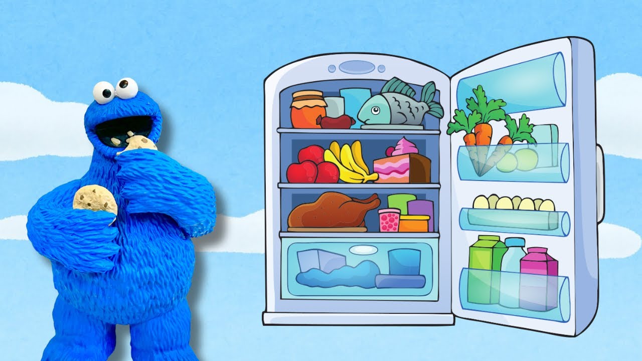 FOOD FUN ABC’s Cookie Monster SESAME STREET Toy Playset Kids Video ...